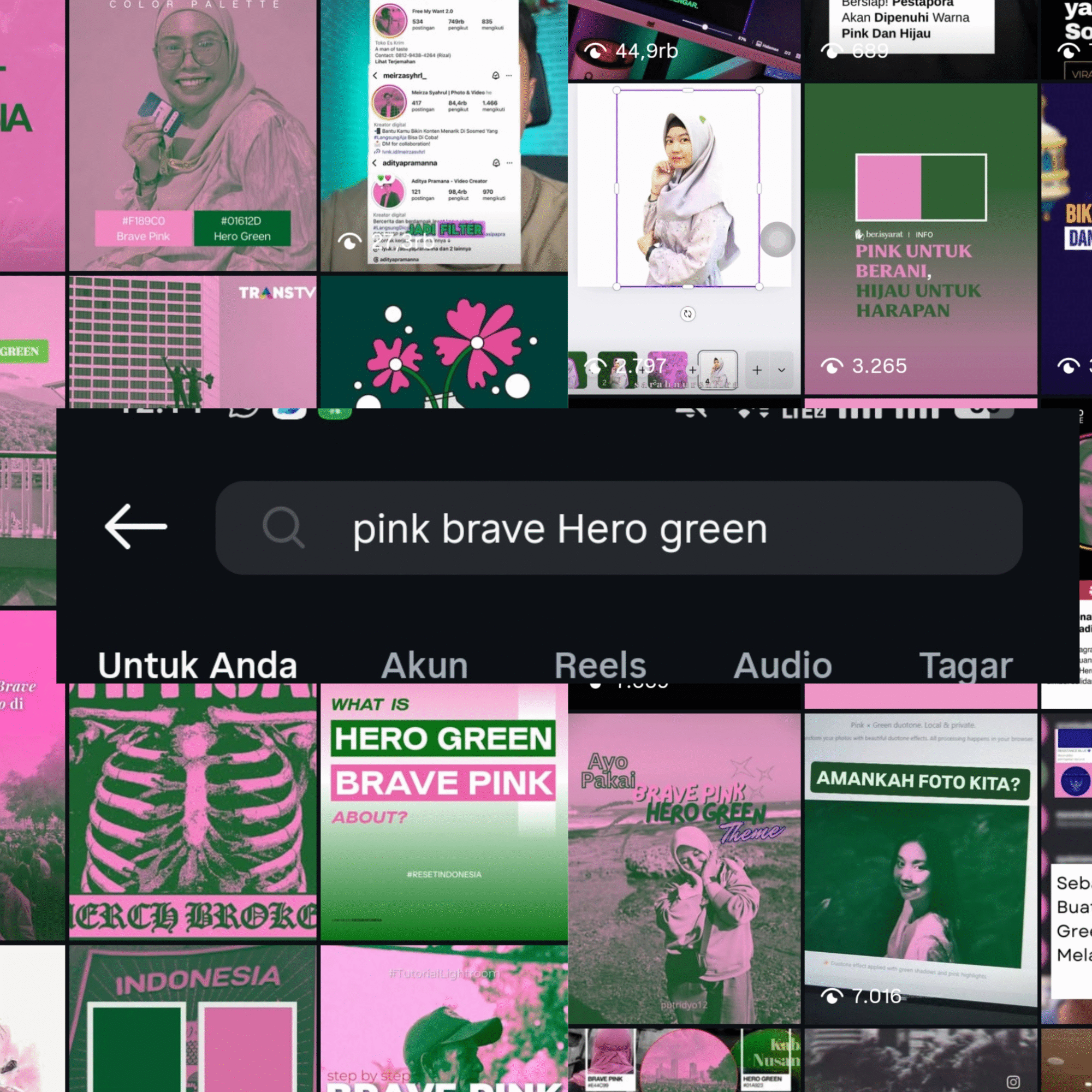 Fenomena Brave Pink, Hero Green, dan Resistance Blue: Bahasa Visual ...